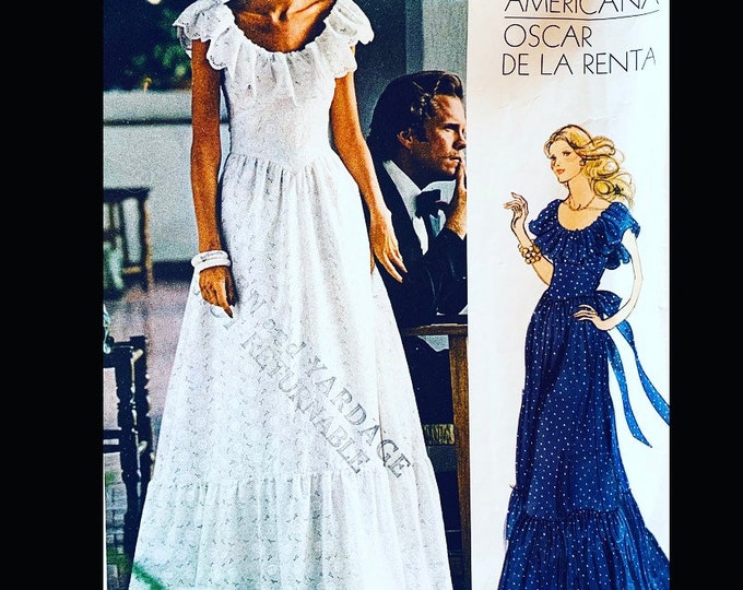 Vogue 1043, Cottage Core Dress Sewing Pattern, Wedding Dress Patterns ...