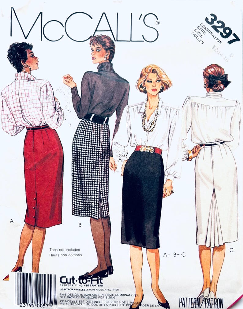 Mccalls 3297 L, Fishtail Skirt Sewing Pattern, Patterns Skirts, Modest ...