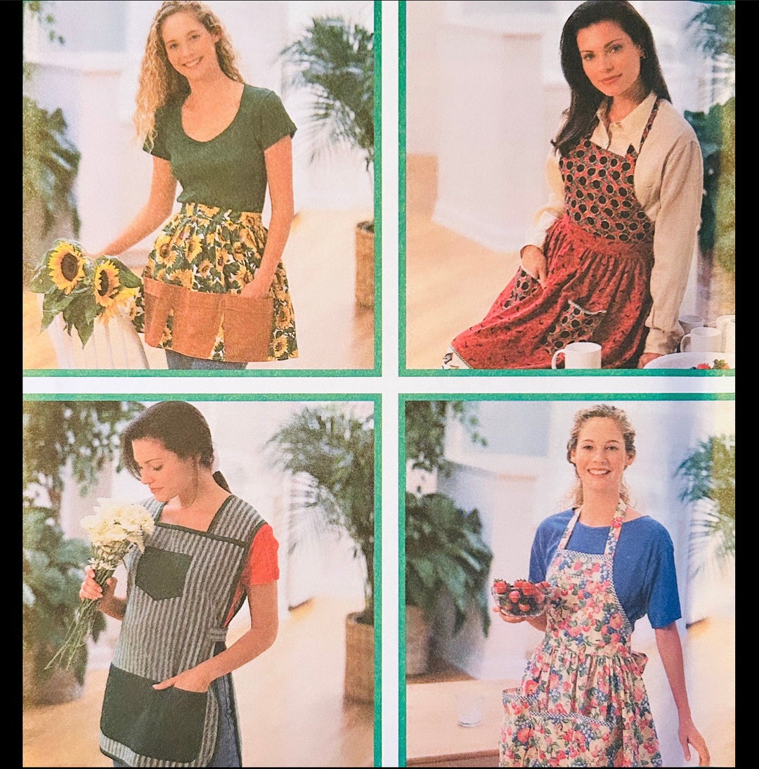 Simplicity 9684, Apron Patterns to Sew, Butcher Apron Pattern, Cobbler ...