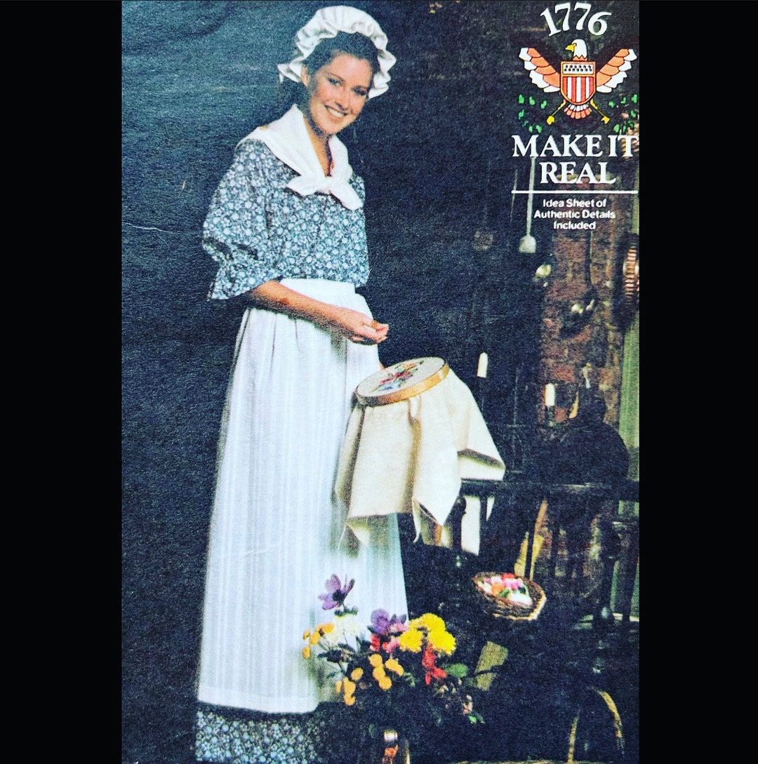 Butterick 4335 S, Colonial Dress Pattern, Historical Dress Pattern ...