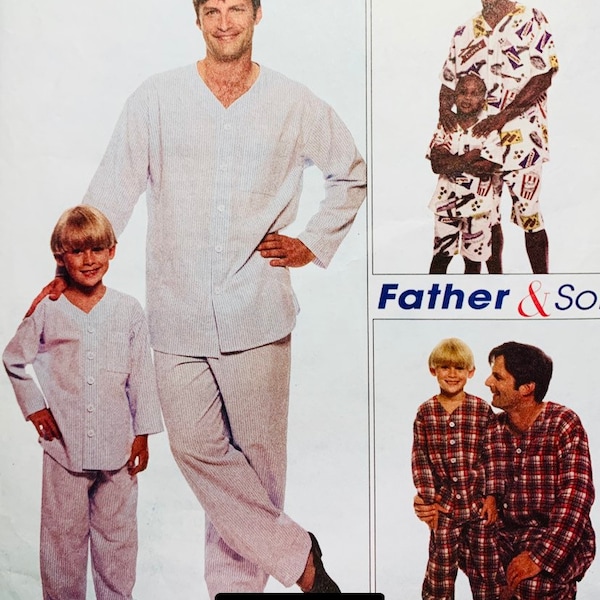 Father Son Matching Pajamas - Etsy