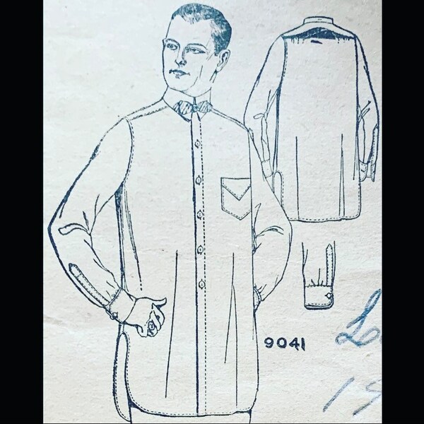 Victorian Shirt Pattern - Etsy