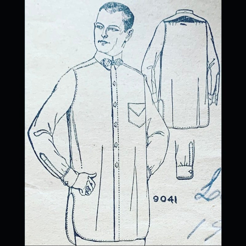 Victorian Shirt Pattern - Etsy