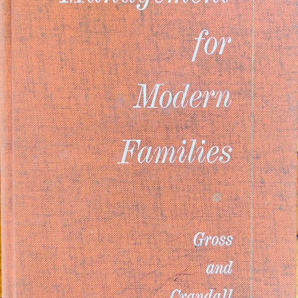 1960s Home Ec Book - Etsy