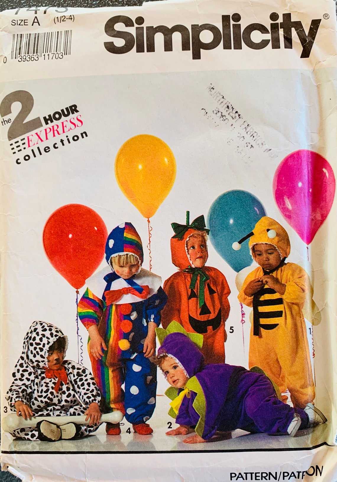 Toddler Costume Halloween Costume Sewing Pattern Baby - Etsy