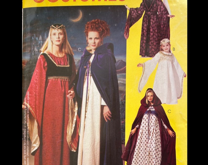 Mccalls 304 M, Ren Faire Dress Pattern, Renaissance Dress Pattern ...