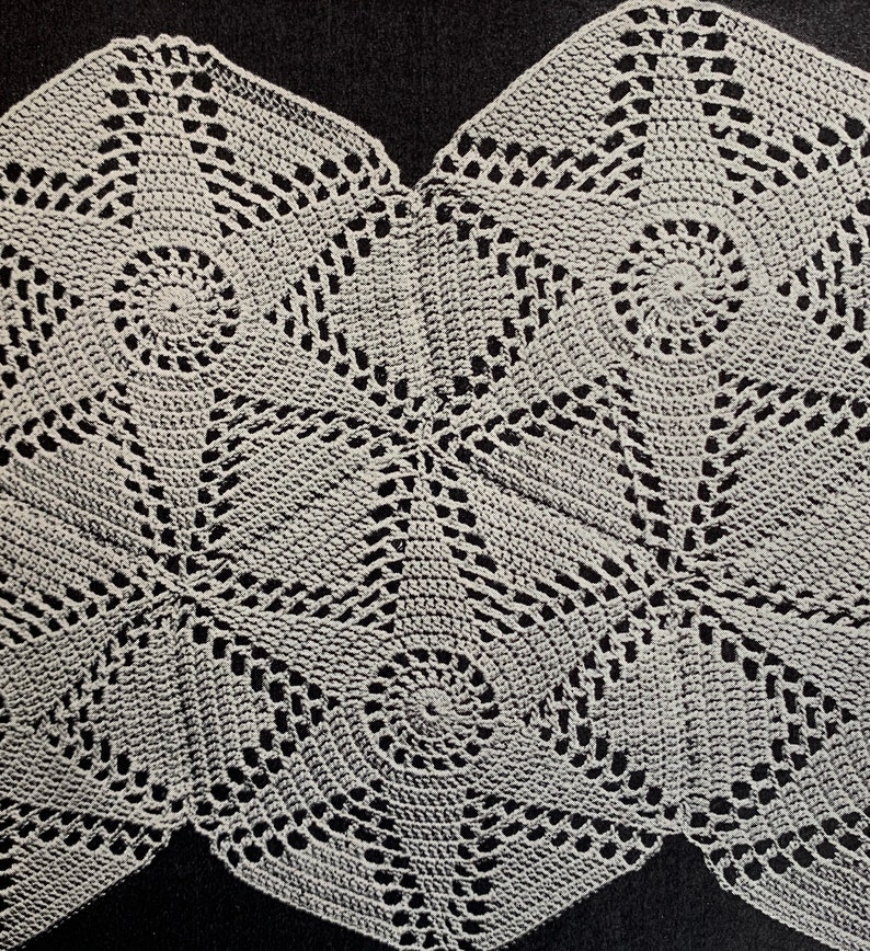 Bedspread Knitting Pattern Colonial Knitting Pattern Vintage - Etsy