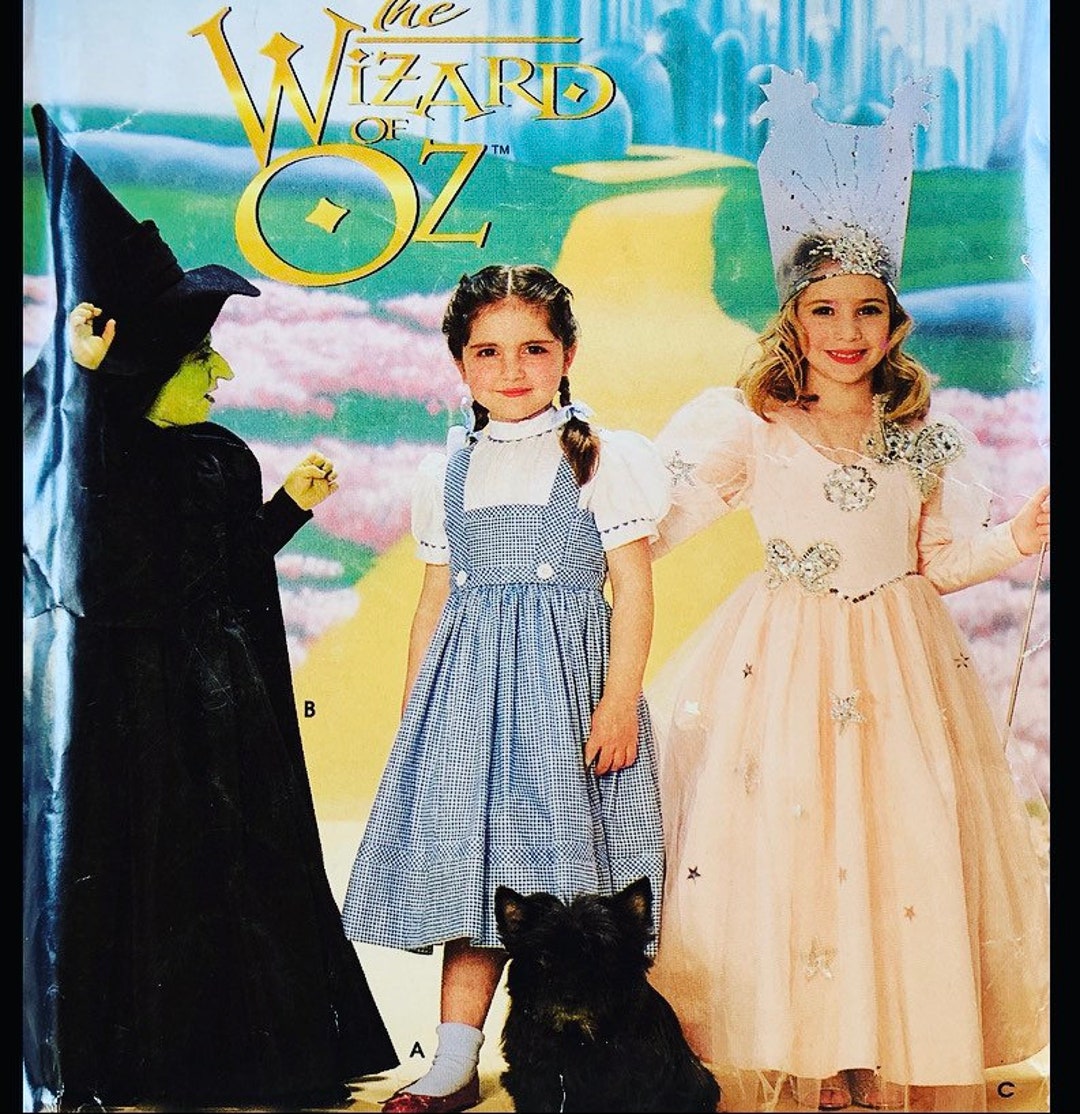 Wizard of Oz, Halloween Costume Sewing Pattern, Dorothy Costume Pattern ...