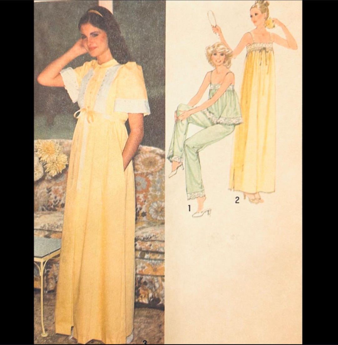 Simplicity 8766 XL, Bridal Lingerie Sewing Patterns, Nightgown Pattern ...