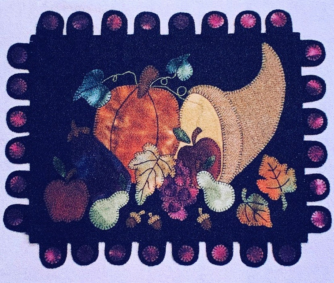 DIY Wall Hanging, Cornucopia Quilt Pattern, Fall Sewing Patterns, Wall ...