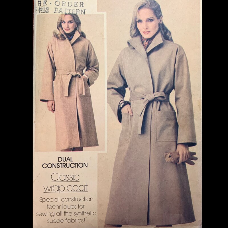 Wrap Coat Pattern - Etsy