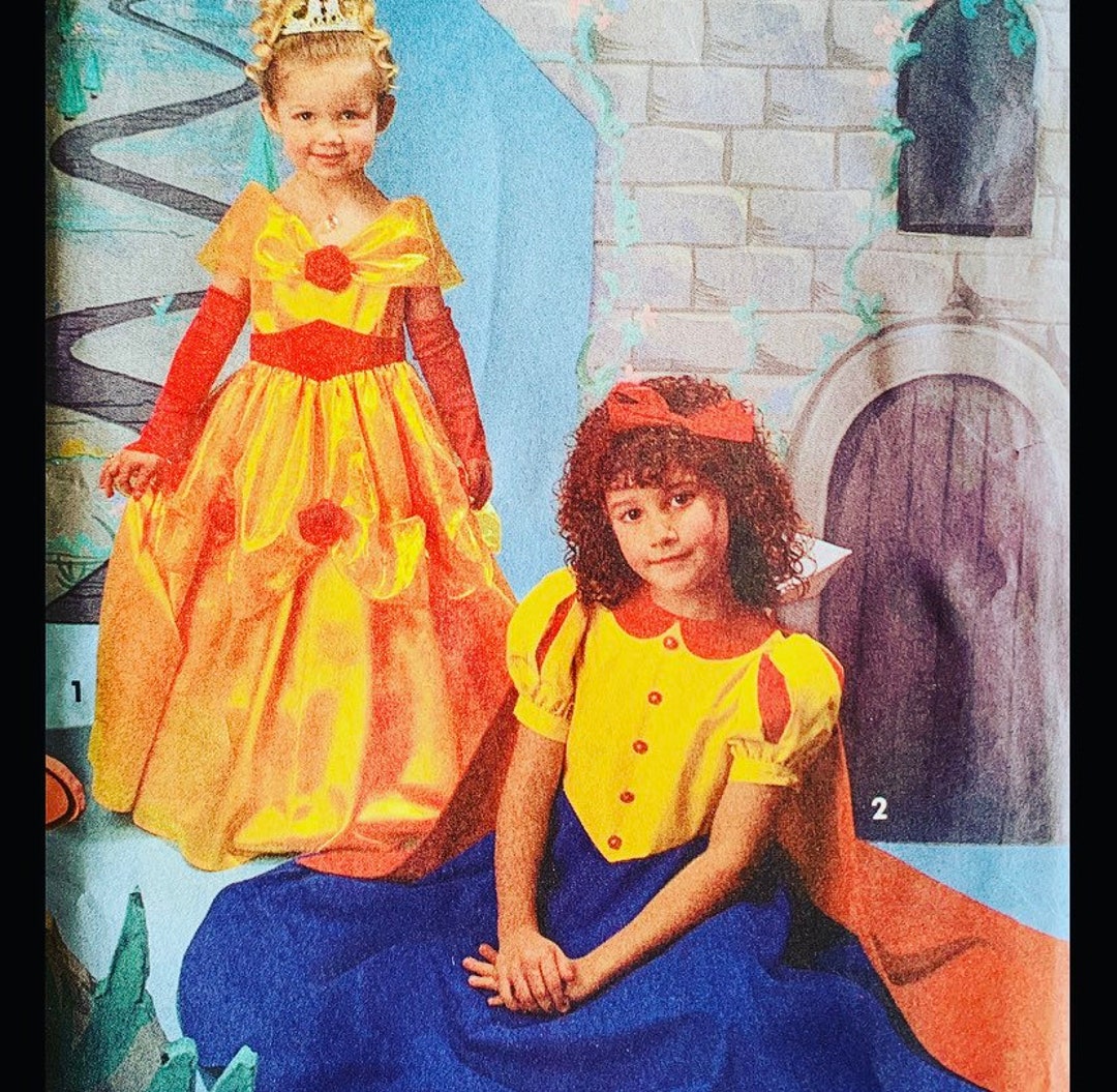 Snow White Costume Pattern, Halloween Costume Sewing Pattern, Costume ...