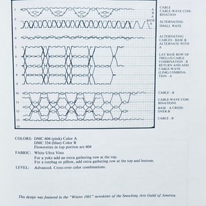 English Smocking Books, Smocking Patterns, Smocking Template, Smocked ...