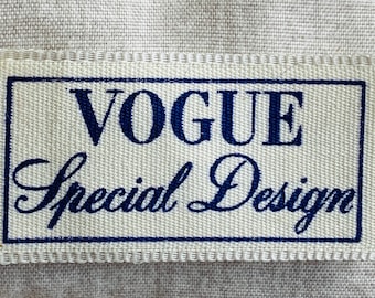 Vogue American Designer Original Label Vintage 70s Embroidered Clothing ...