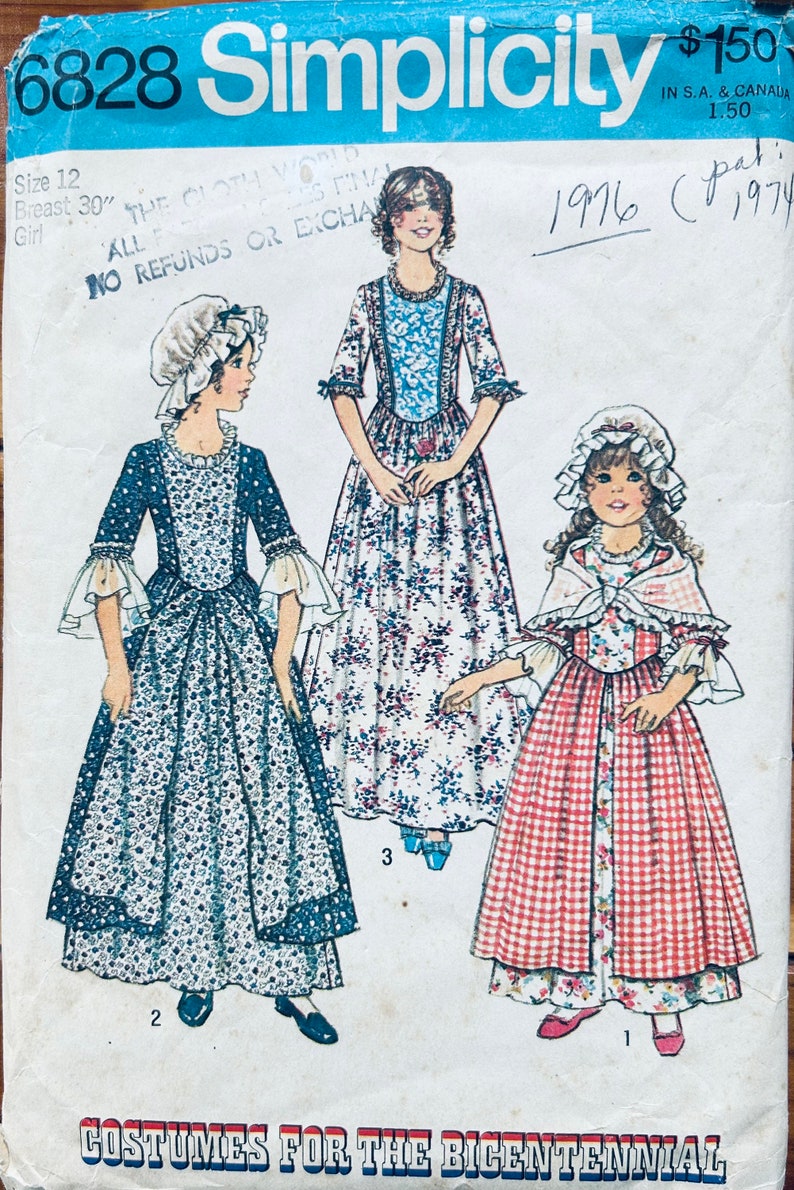 Colonial Dress Pattern Panniers Pattern Schuyler Sisters - Etsy