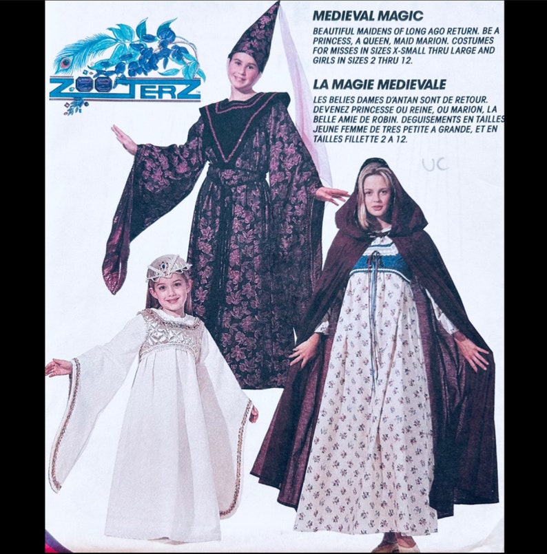 Mccalls 6775, Girl Renaissance Costume Pattern, Ren Faire Dress Pattern ...