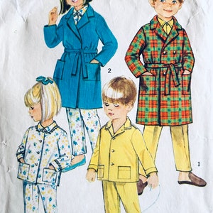 Simplicity 8291 6, Kids Pajama Pattern, Toddler Robe Pattern, Toddlers Patterns, 2 Piece Pajamas ...