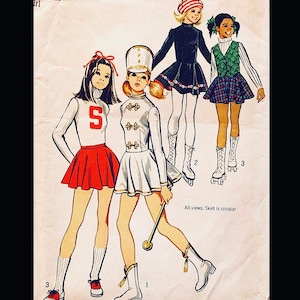 Cheerleader Uniform Sewing Pattern, Costume Patterns for Kids ...