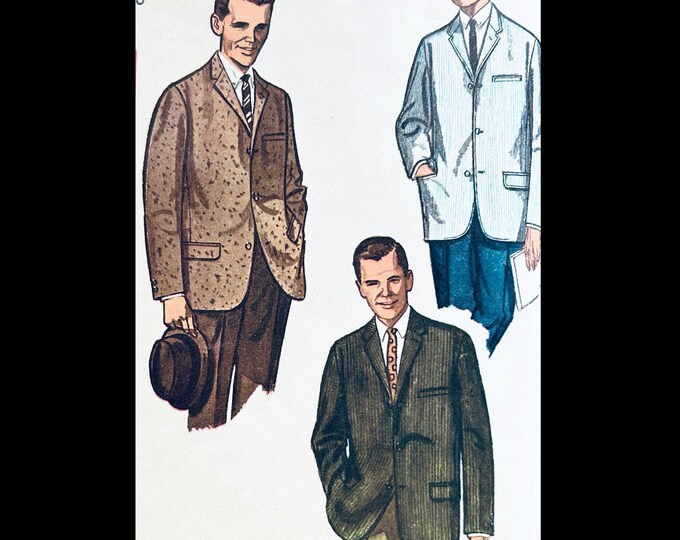 Simplicity 3647 36, Mens Sport Jacket Pattern, Men Sewing Patterns ...