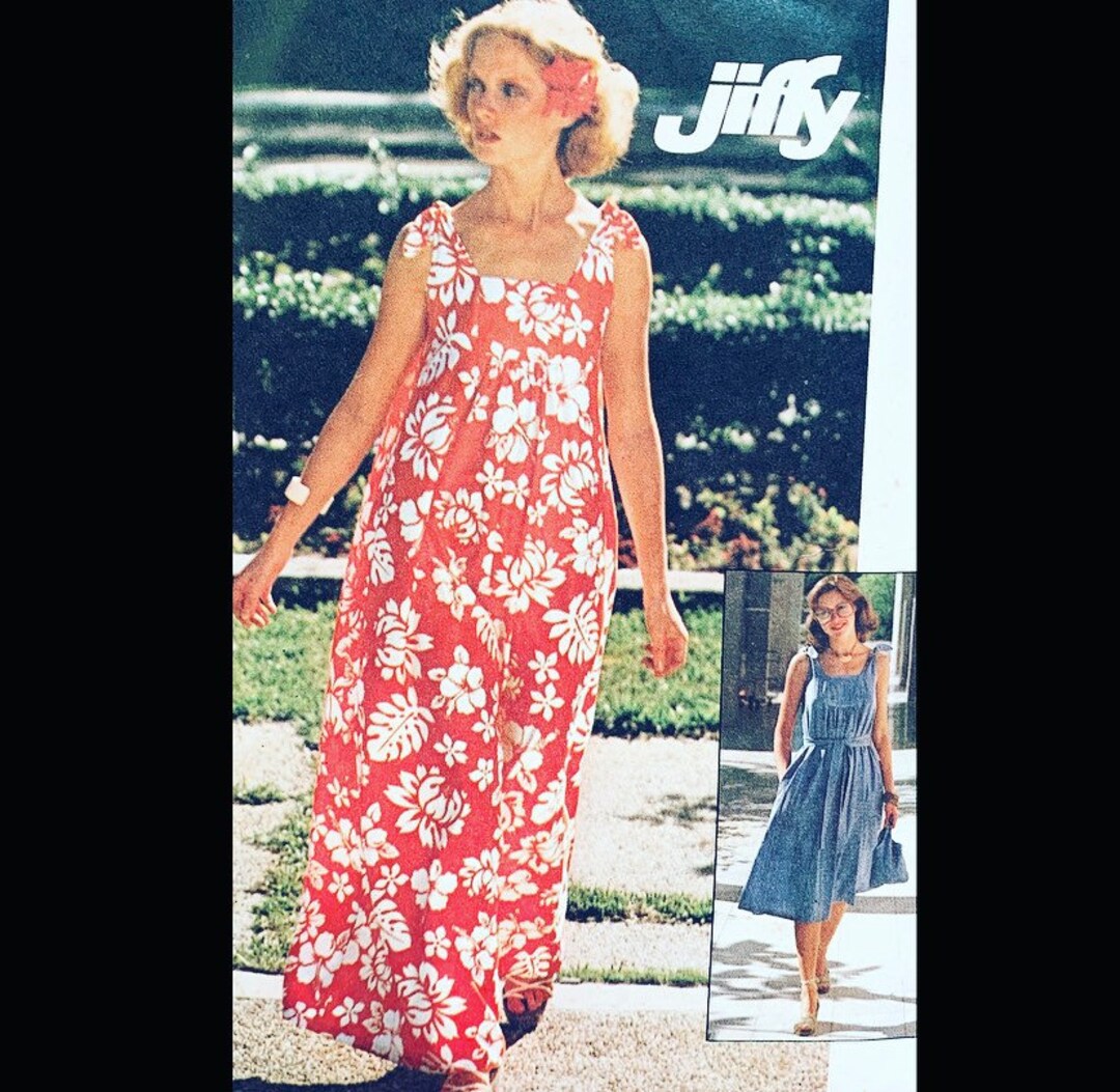 Simplicity 7520 S, Muumuu Dress Patterns, Maxi Dress Sewing Pattern ...