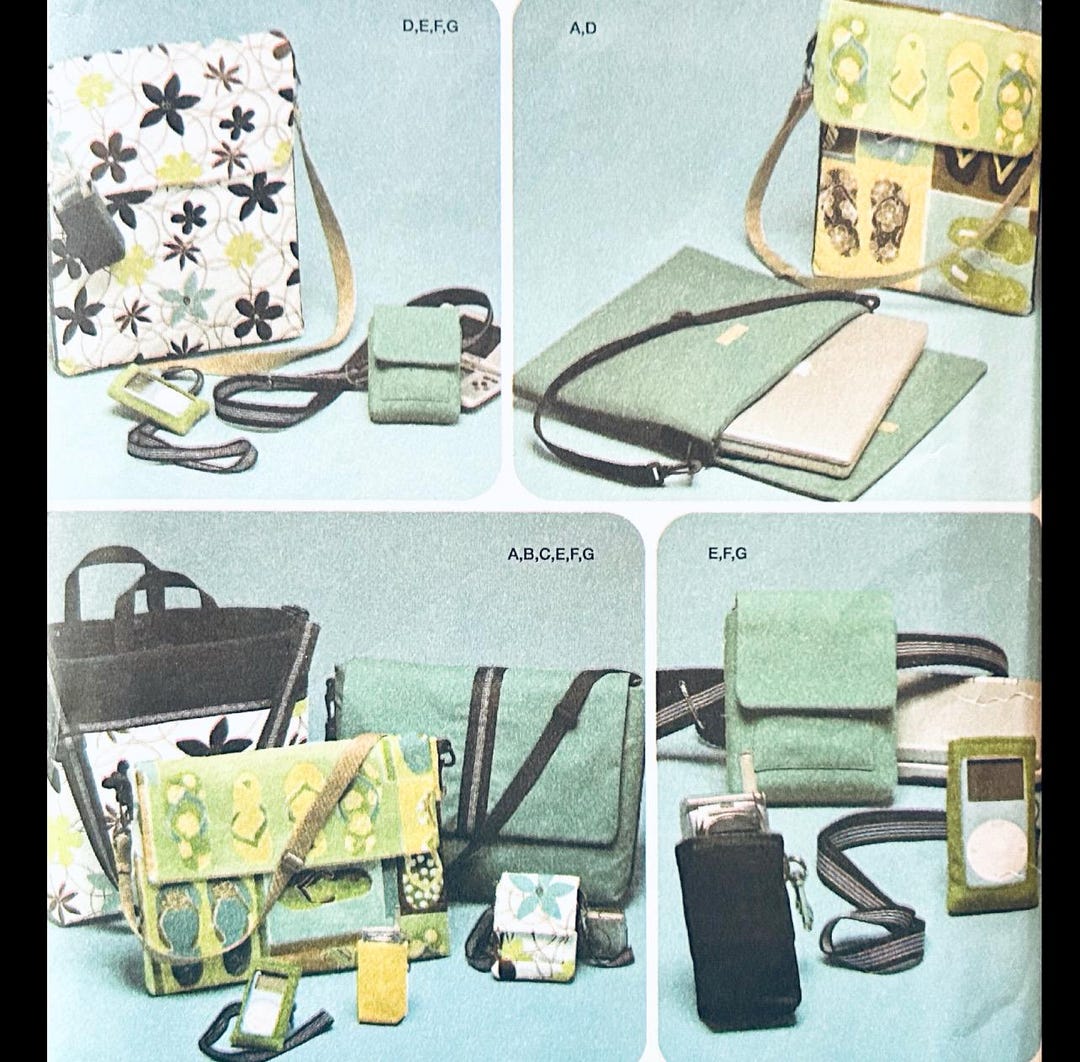Simplicity 4391, Computer Bag Patterns, Laptop Purse Sewing Patterns ...