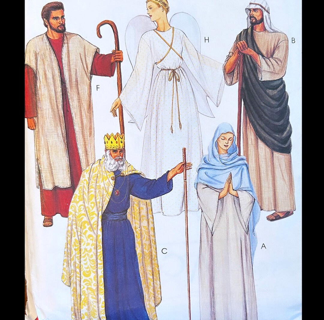 Mccalls 2339 M, Angel Costume Pattern, Nativity Costume Patterns, Christmas Costume Pattern ...