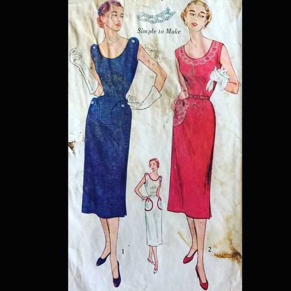 50s Sheath Dress - Etsy