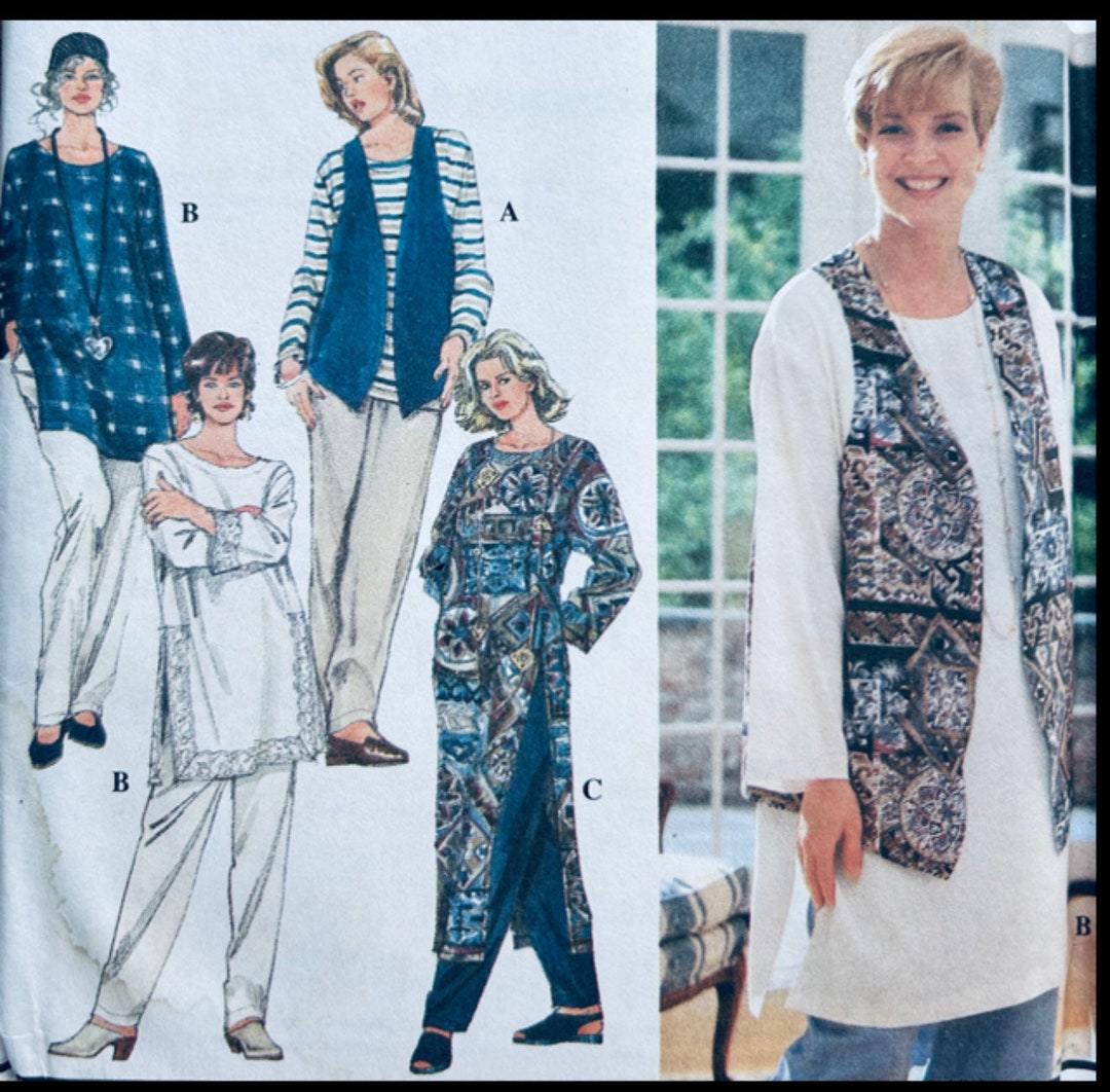 Simplicity 8783, Loose Top Pattern, Pants Pattern Women, Vest Pattern ...