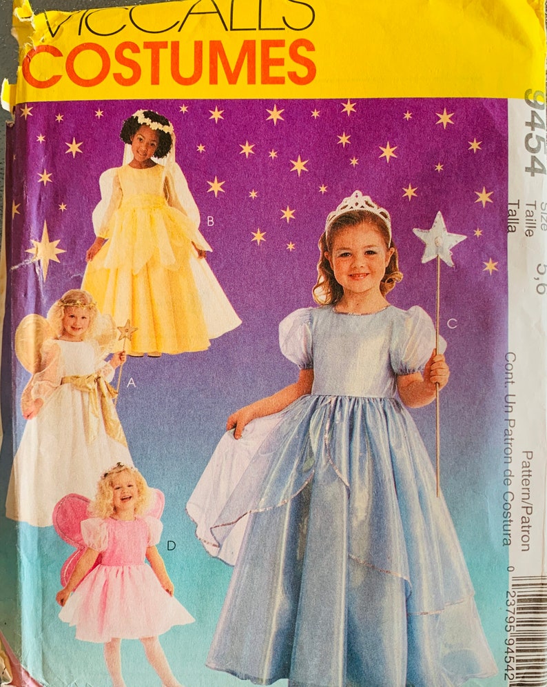 Kids Costume Pattern, Princess Costume Pattern, Storybook Characters ...
