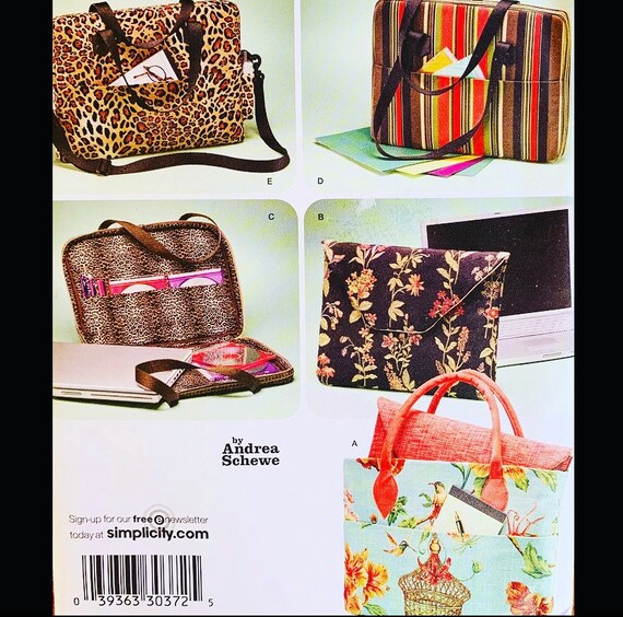 Computer Bag Pattern Laptop Bag Pattern Tote Bag Pattern - Etsy