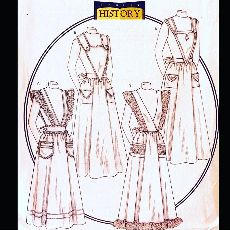 Apron Dress Pattern - Etsy