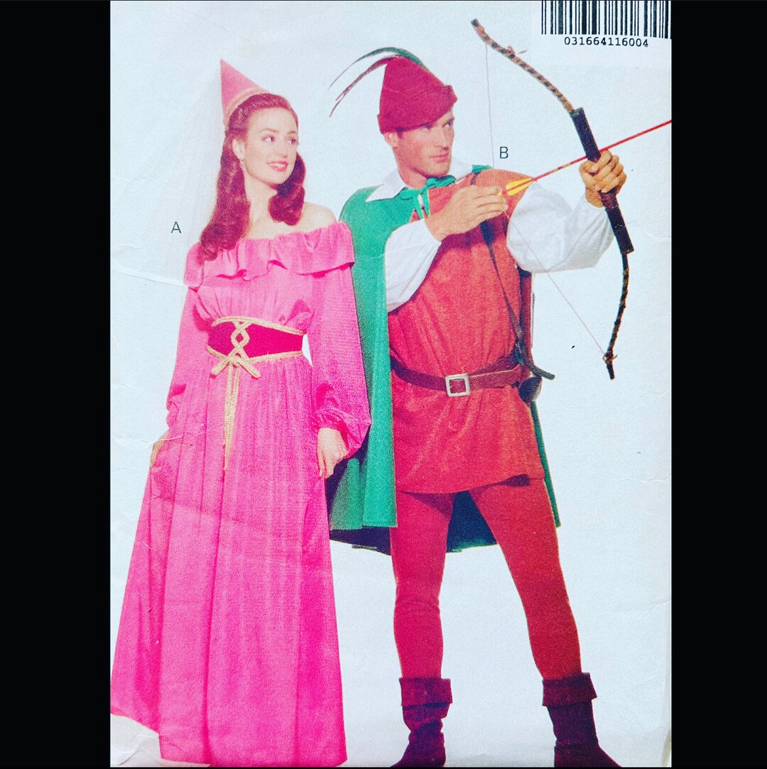 Butterick 5749, Robin Hood Costume Patterns, Halloween Costume Sewing ...