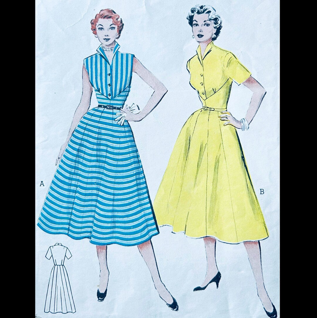 Butterick 6501 B34, Sleeveless Dress Sewing Pattern, Summer Dress ...