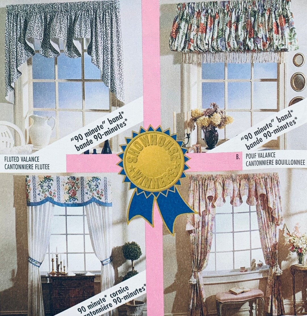 Mccalls 7484, Curtain Sewing Pattern, Window Treatments, Curtains ...