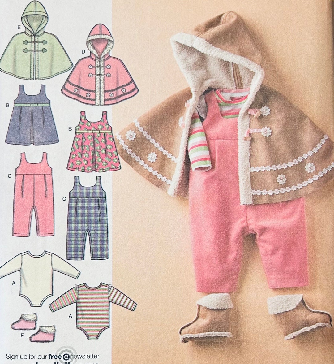 Simplicity 4054 Infant Cape Pattern Preemie Sewing Pattern - Etsy