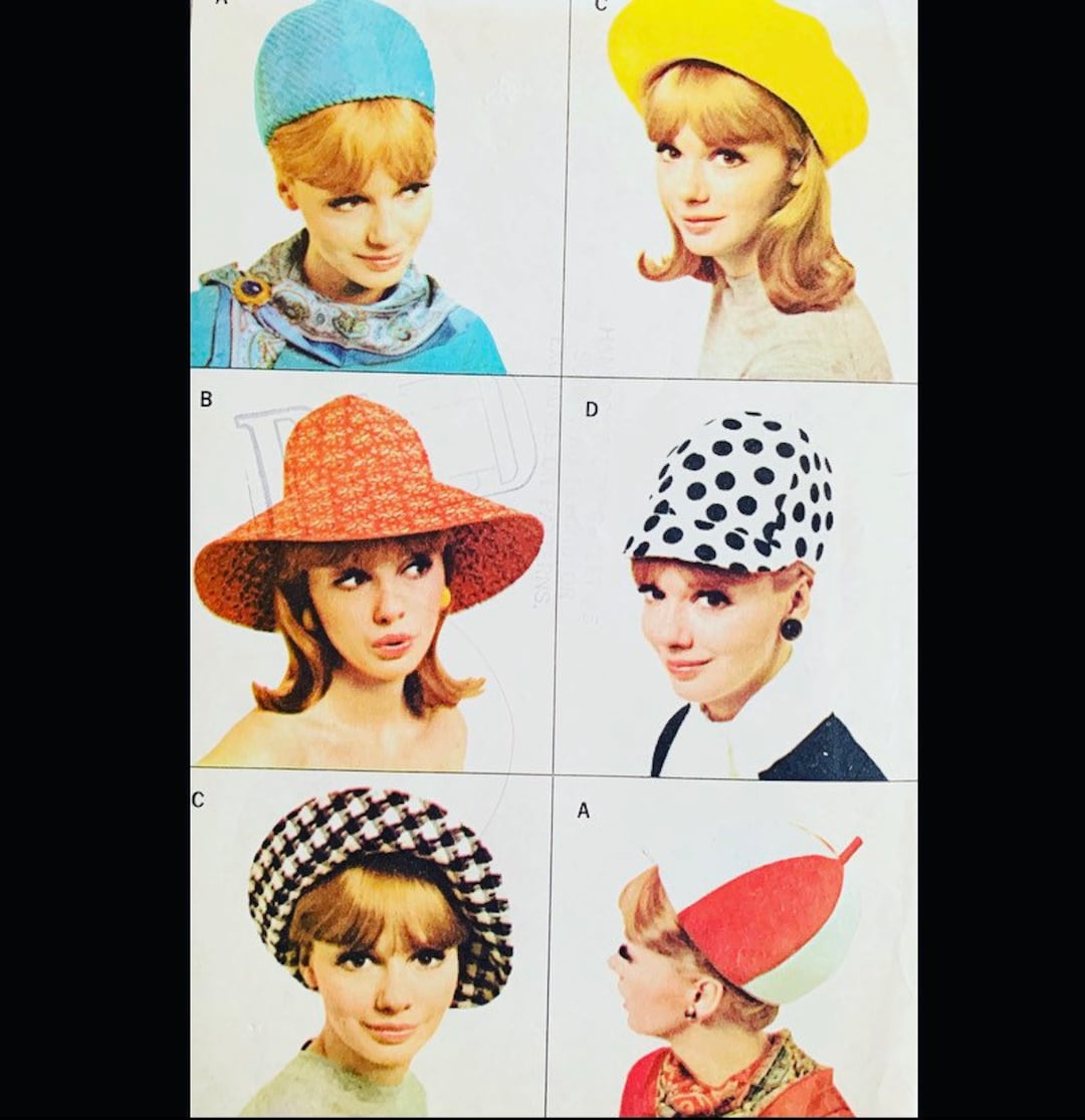 Vintage Hat Pattern, Hat Patterns Sewing, Hat Patterns Women, Patterns ...