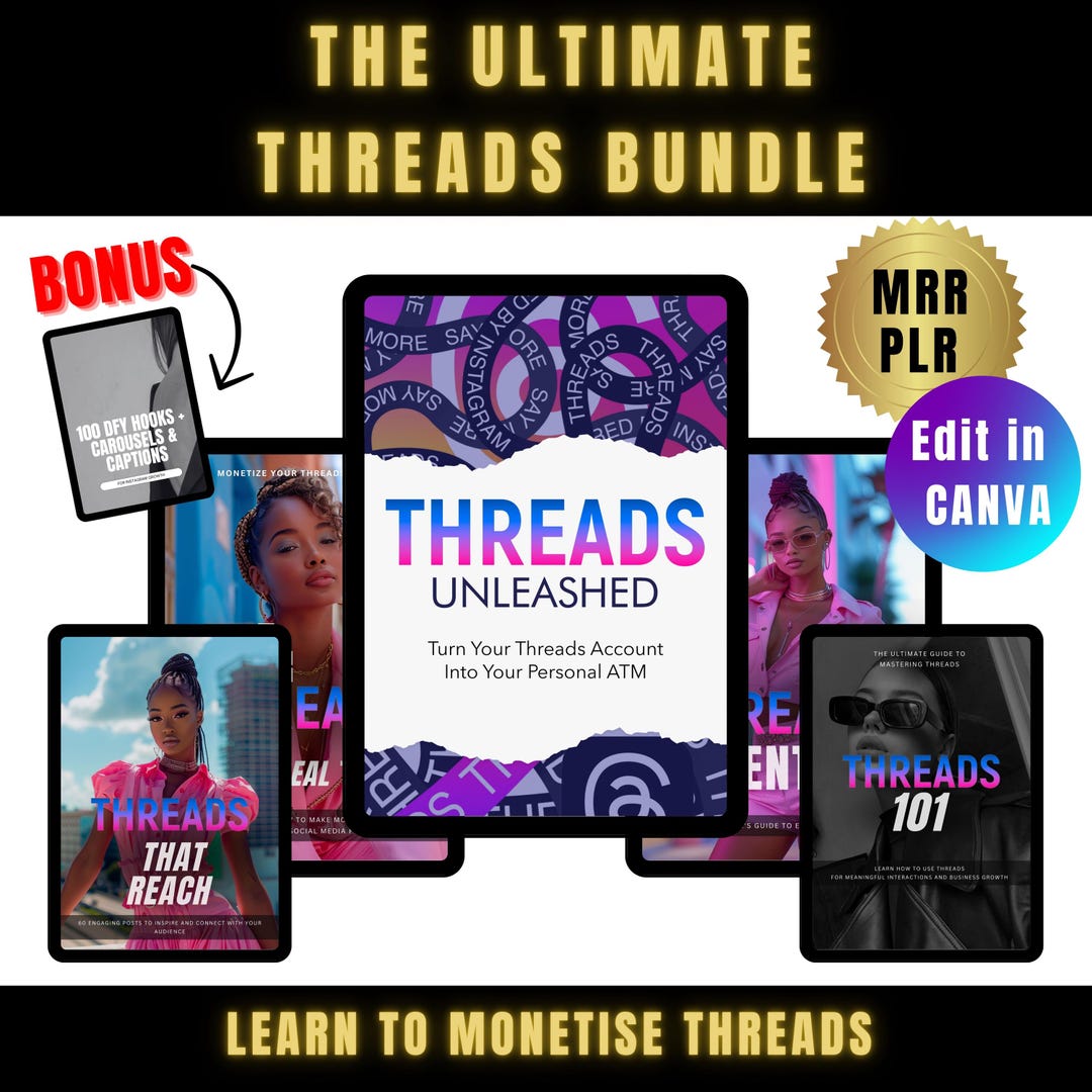 Ultimate Threads Bundle | Threads Unleashed, Threads 101, Threads That ...
