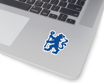 Chelsea FC Lion Sticker (transparent & White) - Etsy