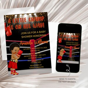 Boxing Baby Shower - Etsy
