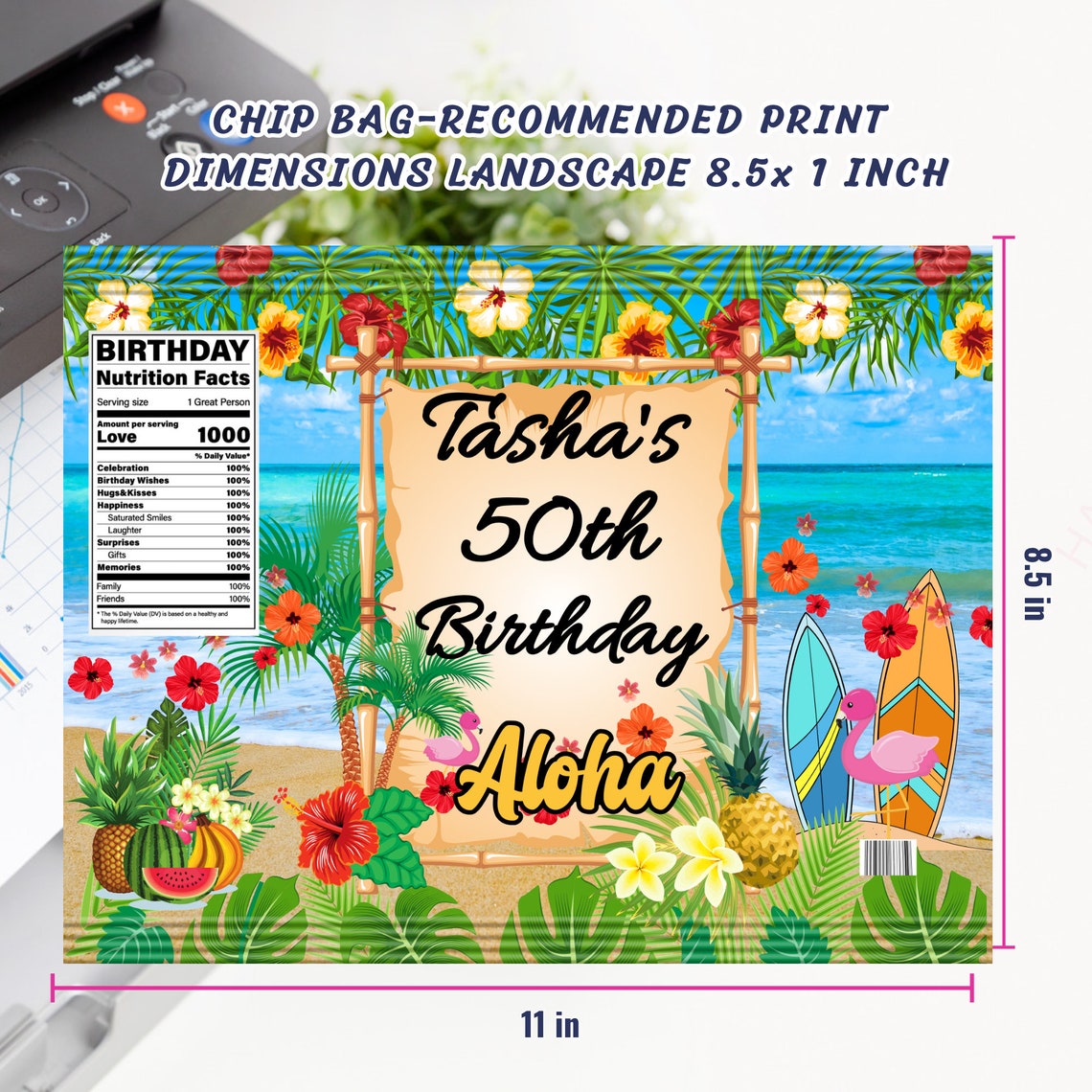 Hawaiian Party Favors, Luau Birthday Favors, Hawaiian Birthday, Adult ...