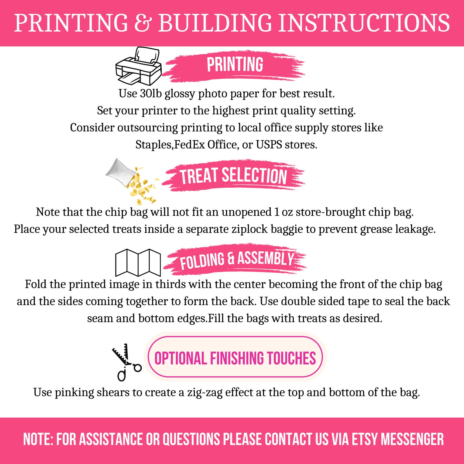 Pink Baby Shower Chip Bag, Girl Baby Shower Cradle Party Favors ...