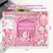 Pink Baby Shower Chip Bag, Girl Baby Shower Cradle Party Favors ...