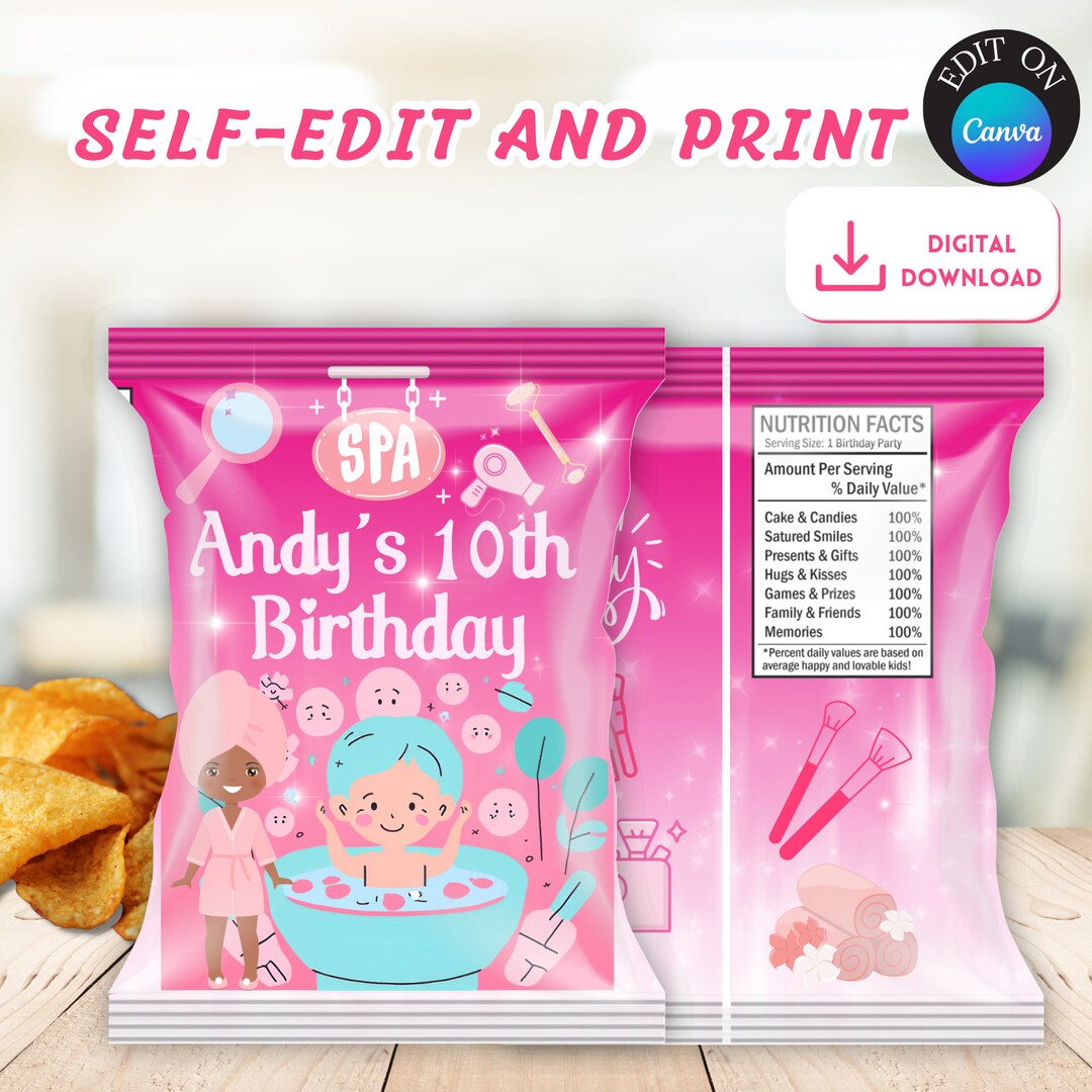 Spa Birthday Party, Spa Favors, Spa Party, Spa Party Favors, Kids Spa ...