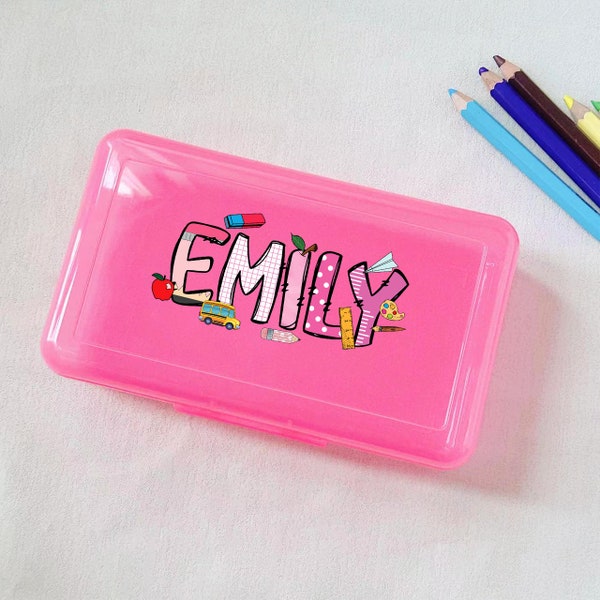 School Pencil Box - Etsy
