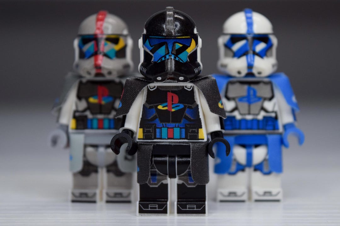 LEGO Star Wars Playstation 2 ARC Clone Trooper Custom Minifigure - Etsy