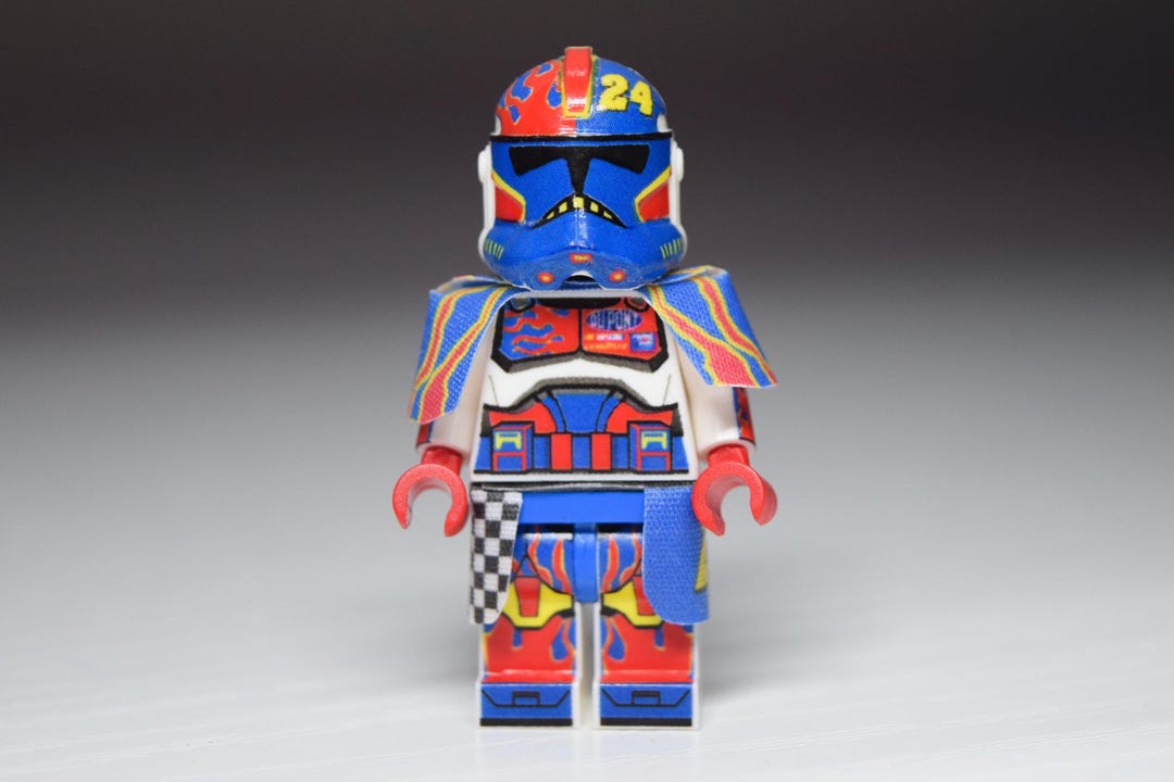 Lego Star Wars Jeff Gordon NASCAR Clone Trooper Custom Minifigure ...