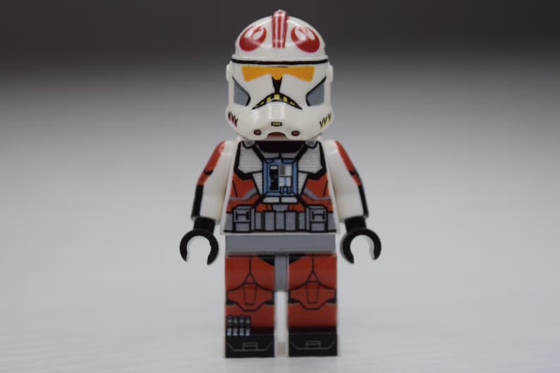 Lego Star Wars Red Five Legion Clone Trooper Custom Minifigure - Etsy