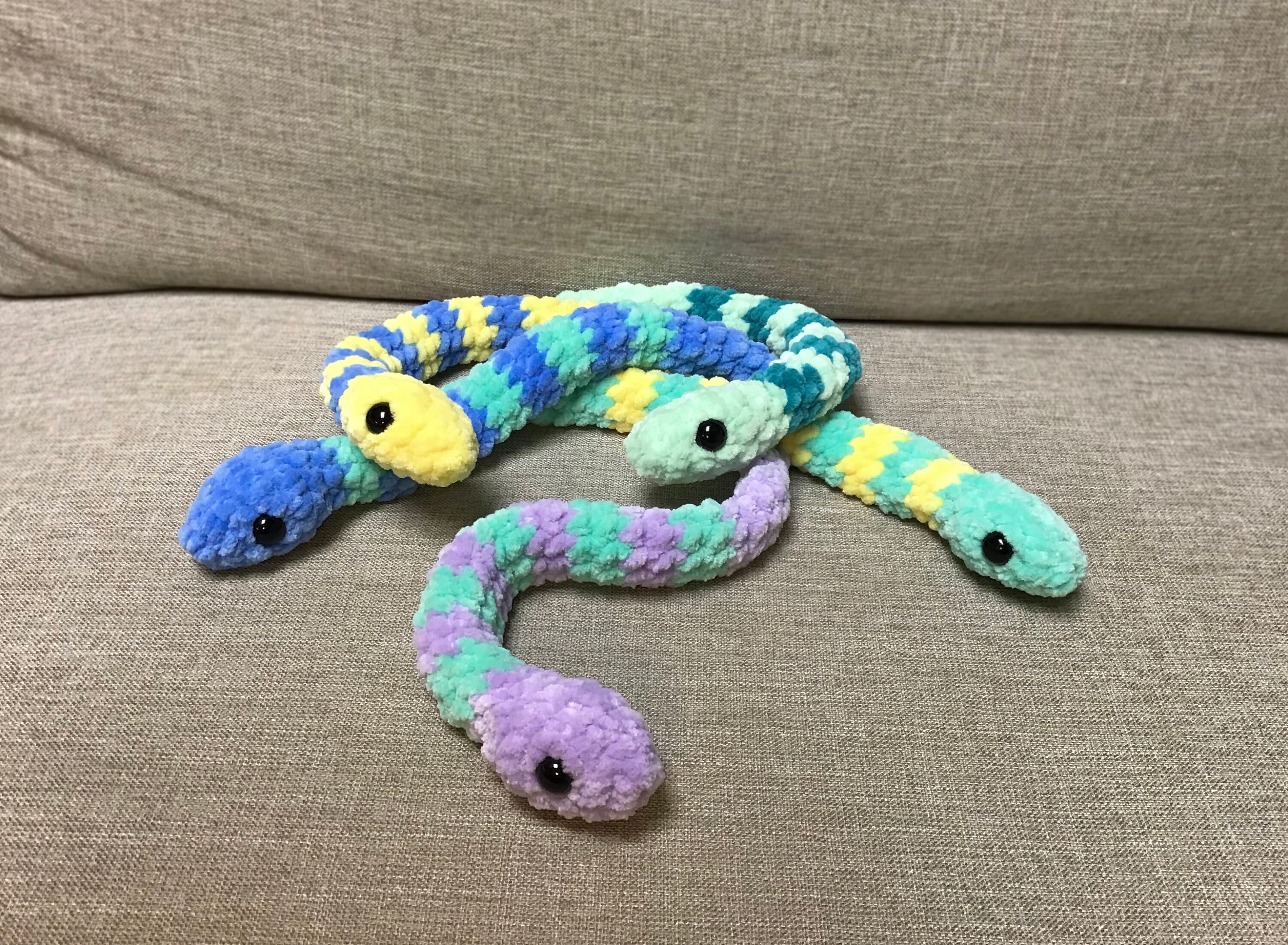 Snuggle Snakes No-sew Crochet Pattern - Etsy
