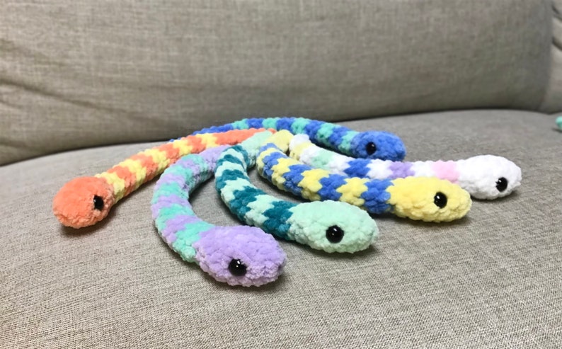 Snuggle Snakes No-sew Crochet Pattern - Etsy