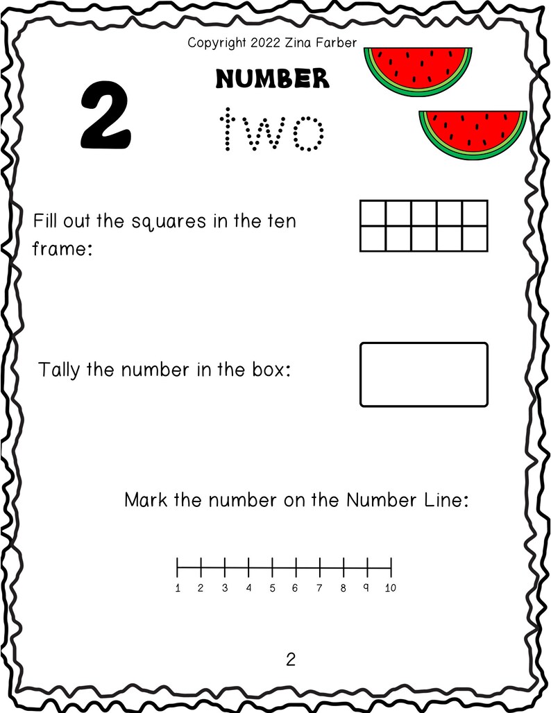 Math Activities 1 to 10 - Grade 1 Math Worksheets - Etsy